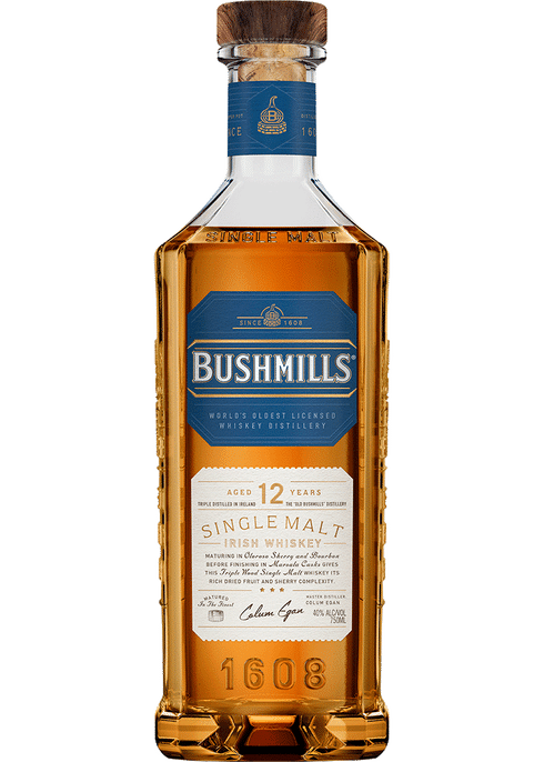 Bushmills Single Malt 12 Year Irish Whiskey | Total Wine & More