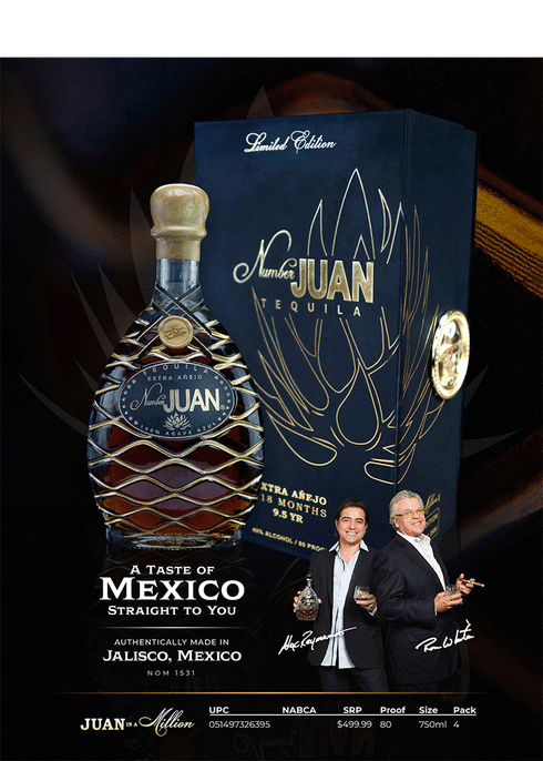 Number Juan Extra Anejo Limited Edition 9.5 Year Tequila | Total Wine ...