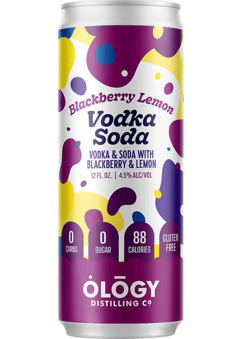 Ology Blackberry Lemon Vodka Soda | Total Wine & More