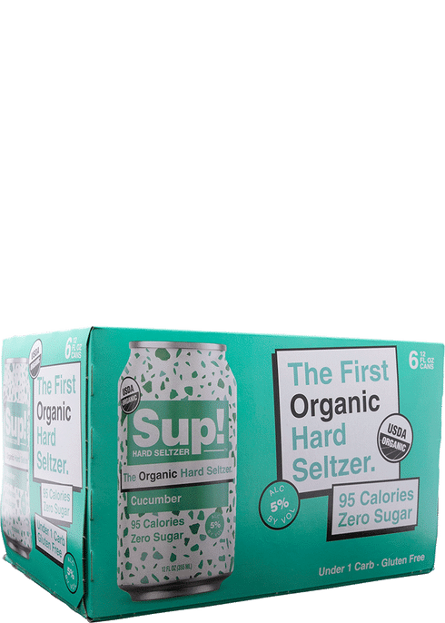 Sup! Organic Hard Seltzer Cucumber | Total Wine & More