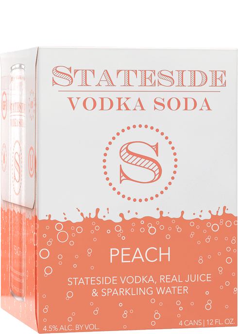 Stateside Peach Vodka Soda | Total Wine & More