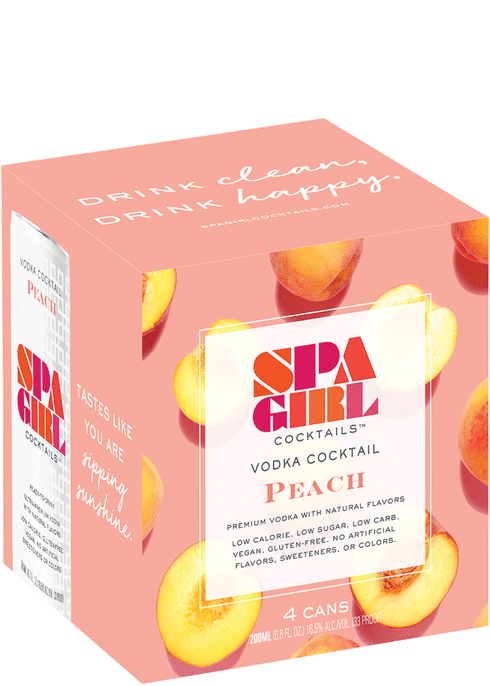 Spa Girl Vodka Cocktail Peach | Total Wine & More
