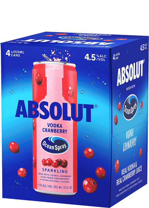 Absolut Ocean Spray Vodka Cranberry | Total Wine & More