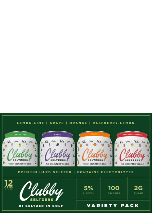 Clubby Seltzer Variety Pack | Total Wine & More