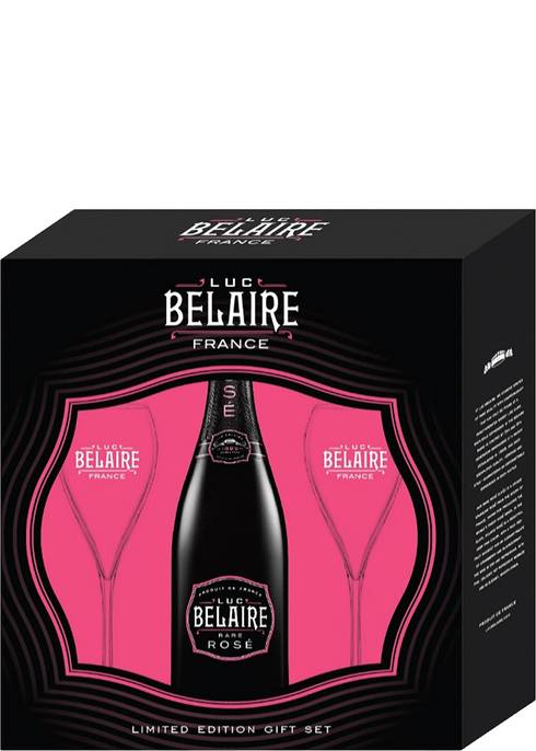 Luc Belaire Rose 750ml Flute Gift Set Total Wine More