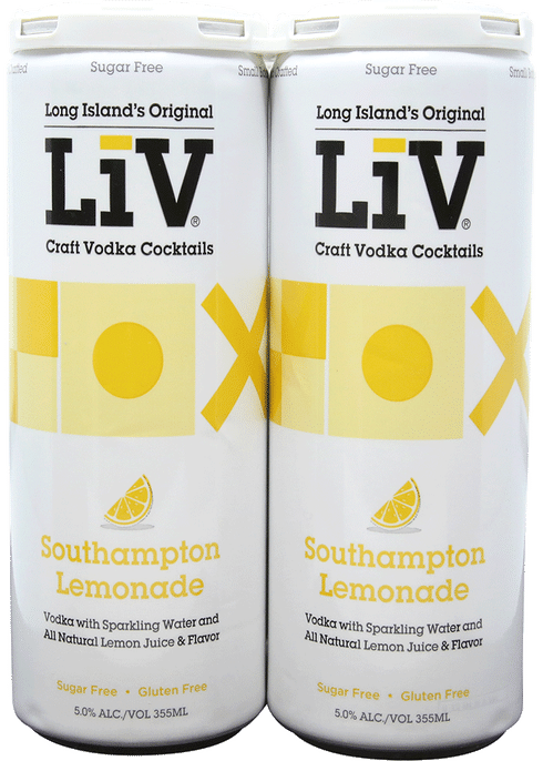 LiV Craft Cocktail Southhampton Lemonade | Total Wine & More
