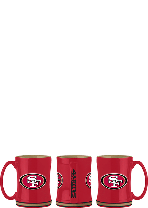 San Francisco 49ers 14 oz Relief Mug | Total Wine & More