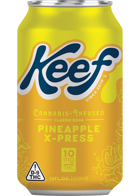 Keef THC 10mg Classic Soda Pineapple X-Press | Total Wine & More