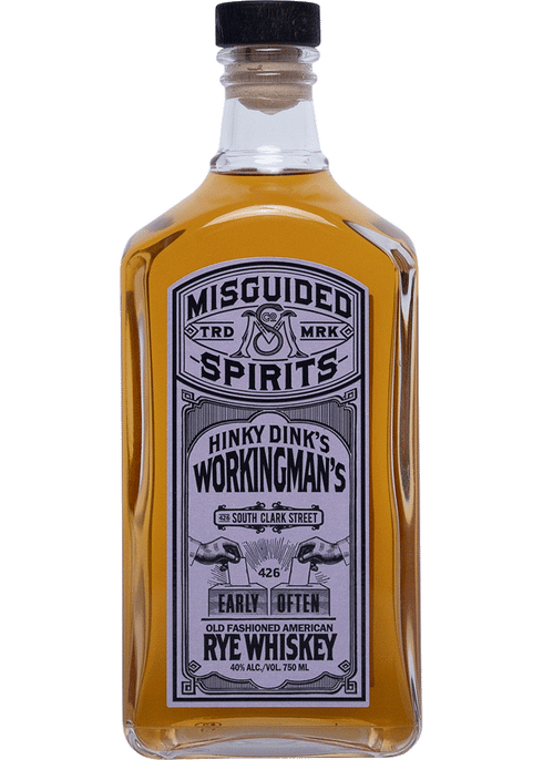 Misguided Spirits Hinky Dinks Workingman's Whiskey | Total Wine & More
