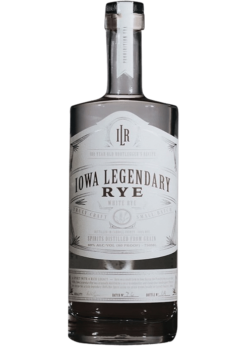 Iowa Legendary Rye White Whiskey | Total Wine & More