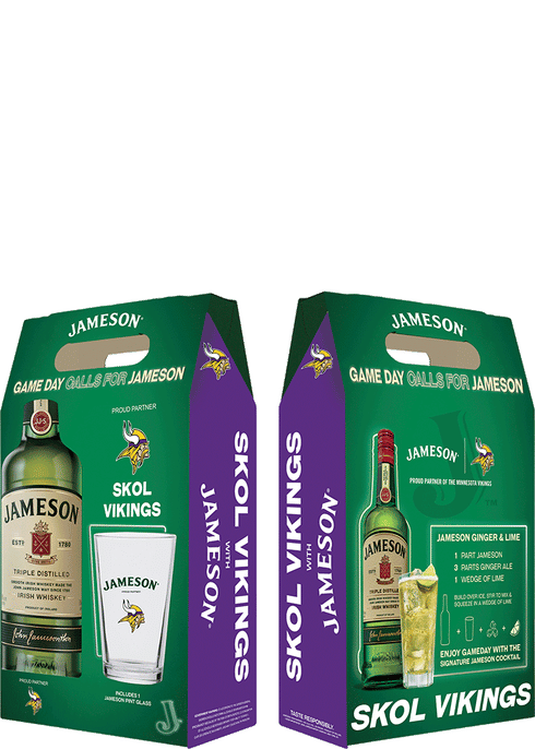 Jameson Minnesota Vikings with Pint Glass | Total Wine & More