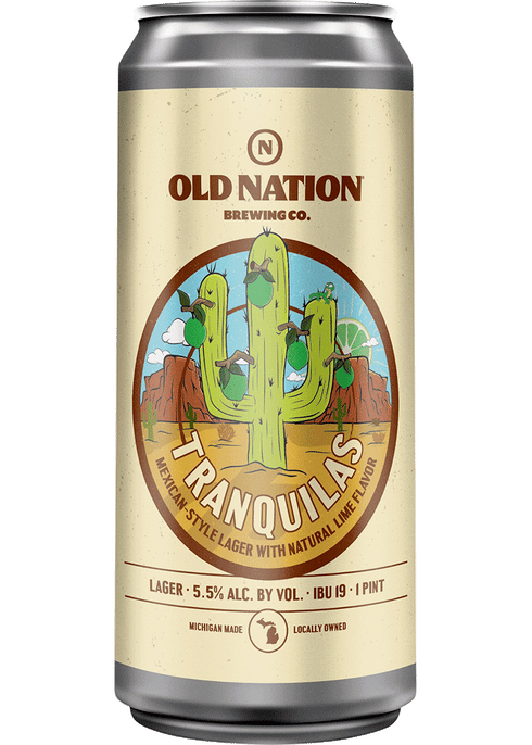 Old Nation Tranquilas Mexican-Style Lager w/ Lime | Total Wine & More