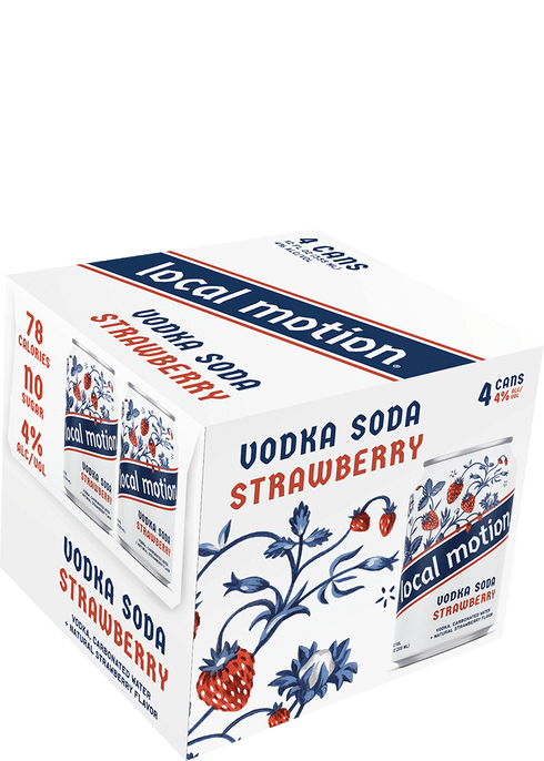 Local Motion Strawberry Vodka Soda | Total Wine & More