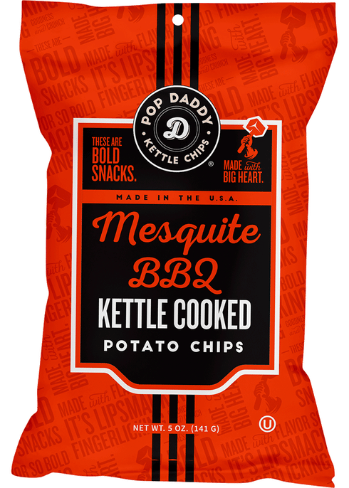 Pop Daddy Mesquite BBQ Kettle Chips | Total Wine & More