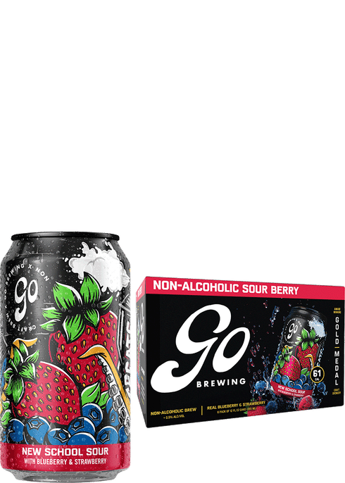 Go Brewing Non-Alcoholic New School Sour | Total Wine & More