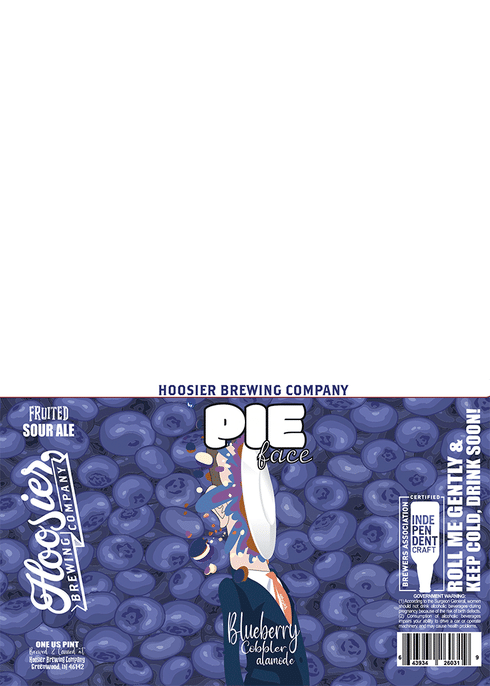 Hoosier Pie Face Blueberry Cobbler Alamode | Total Wine & More