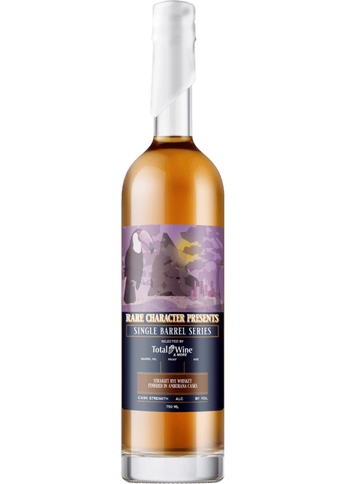 Rare Character Single Barrel Series Amburana finished Rye | Total Wine ...