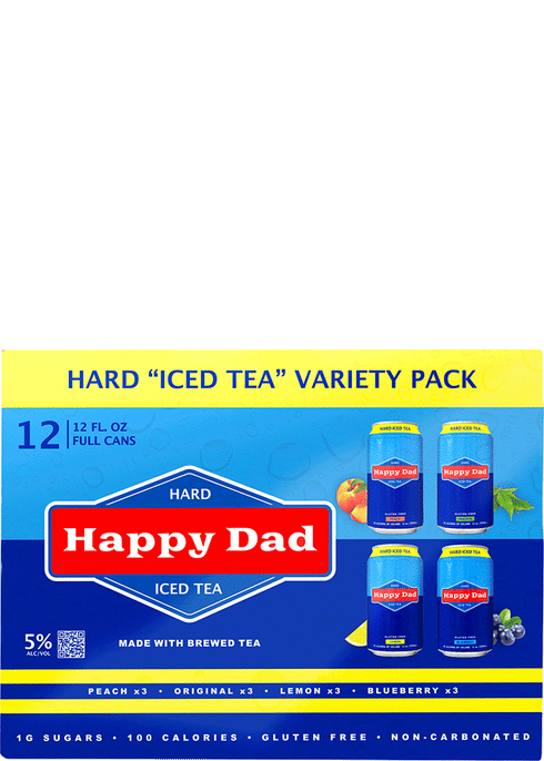 Happy Dad Hard Tea Variety Pack | Total Wine & More
