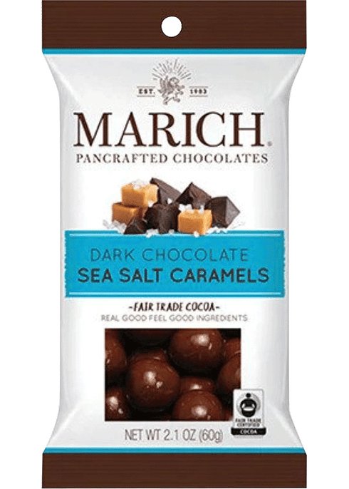 Marich Dark Chocolate Sea Salt Caramels | Total Wine & More