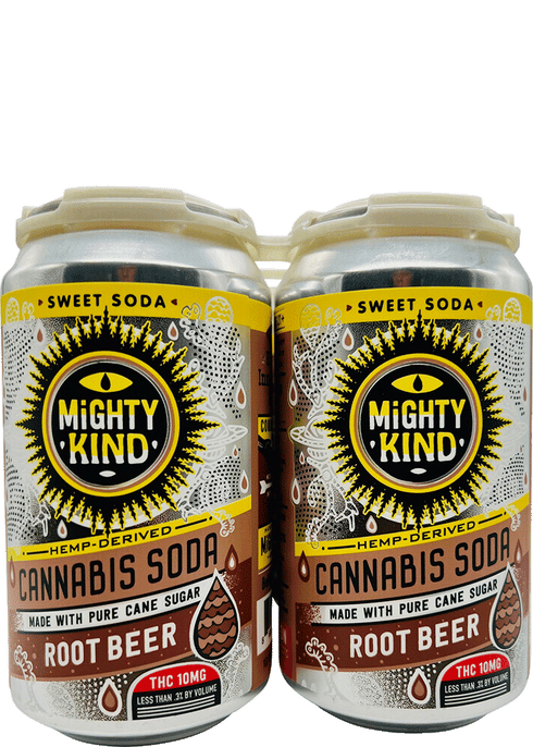 Mighty Kind THC 10mg Root Beer Soda | Total Wine & More