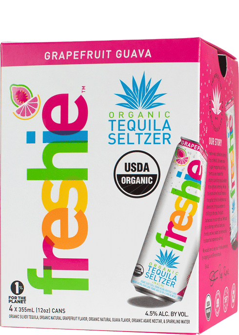 Freshie Grapefruit Guava Organic Tequila Seltzer | Total Wine & More