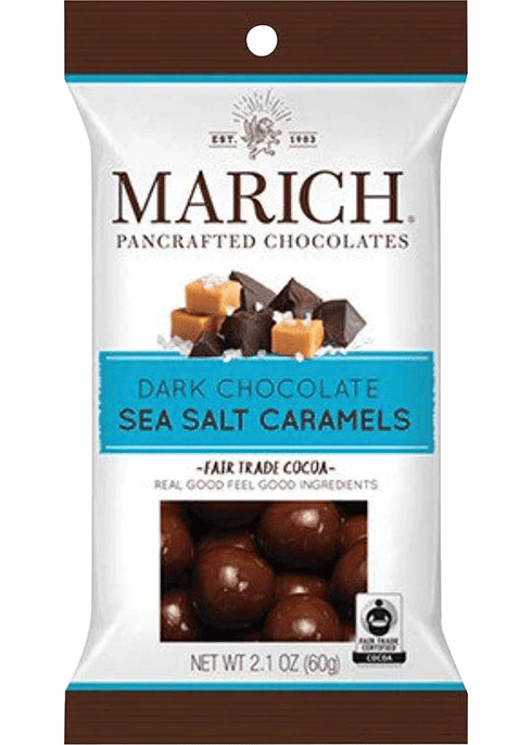 Marich Dark Chocolate Sea Salt Caramels | Total Wine & More