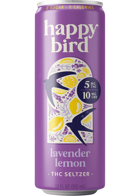 Happy Bird THC 5mg Lavender Lemon | Total Wine & More