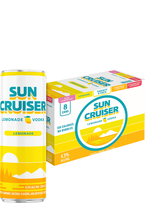 Sun Cruiser Lemonade Vodka Variety Pack | Total Wine & More