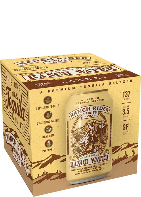 Ranch Rider Pineapple Ranch Water | Total Wine & More
