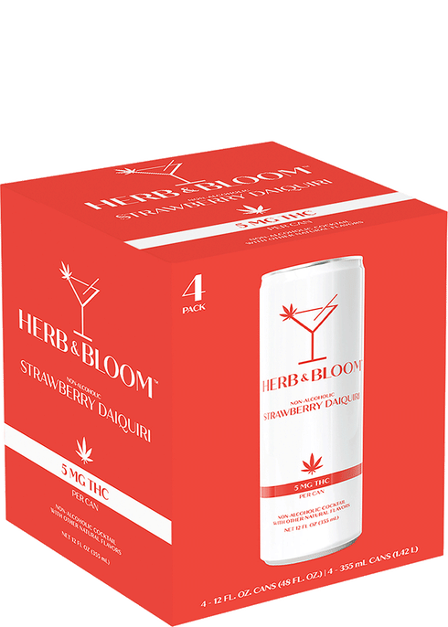 Herb & Bloom THC 5mg Strawberry Daiquiri | Total Wine & More
