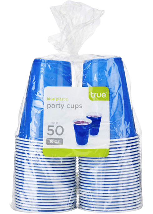 16oz Blue Party Cups - 50pk | Total Wine & More
