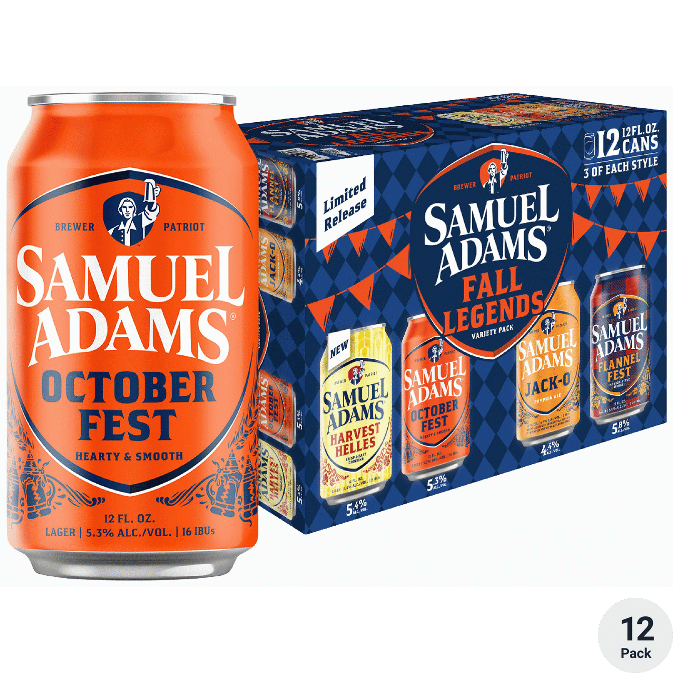 Samuel Adams Fall Legends Seasonal Variety Pack | Total Wine & More