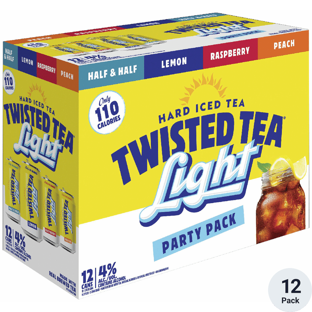 Twisted Tea Light Variety Pack Hard Iced Tea | Total Wine & More