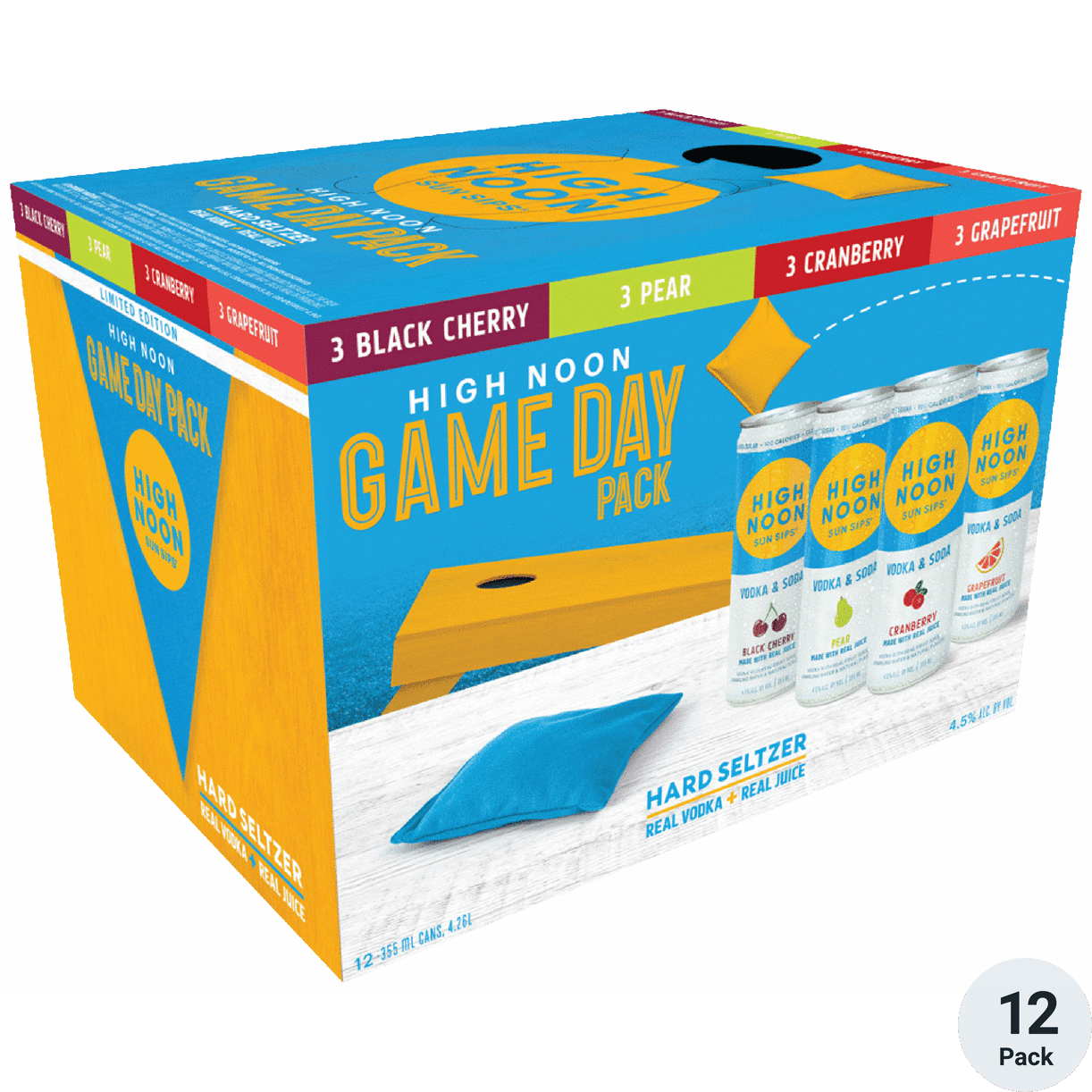 High Noon Hard Seltzer Vodka Game Day Variety Pack | Total Wine & More