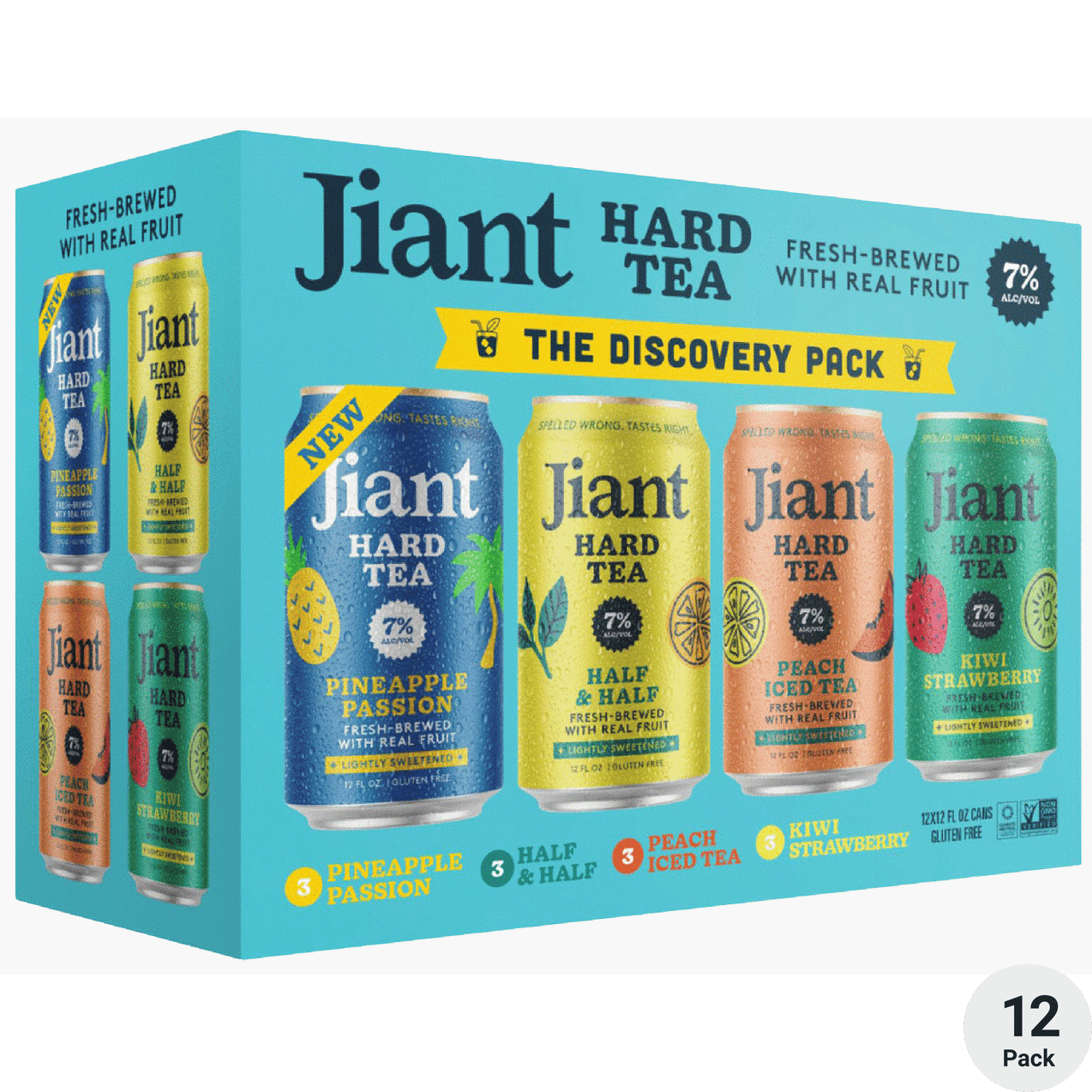 Jiant Hard Tea Discovery Pack | Total Wine & More