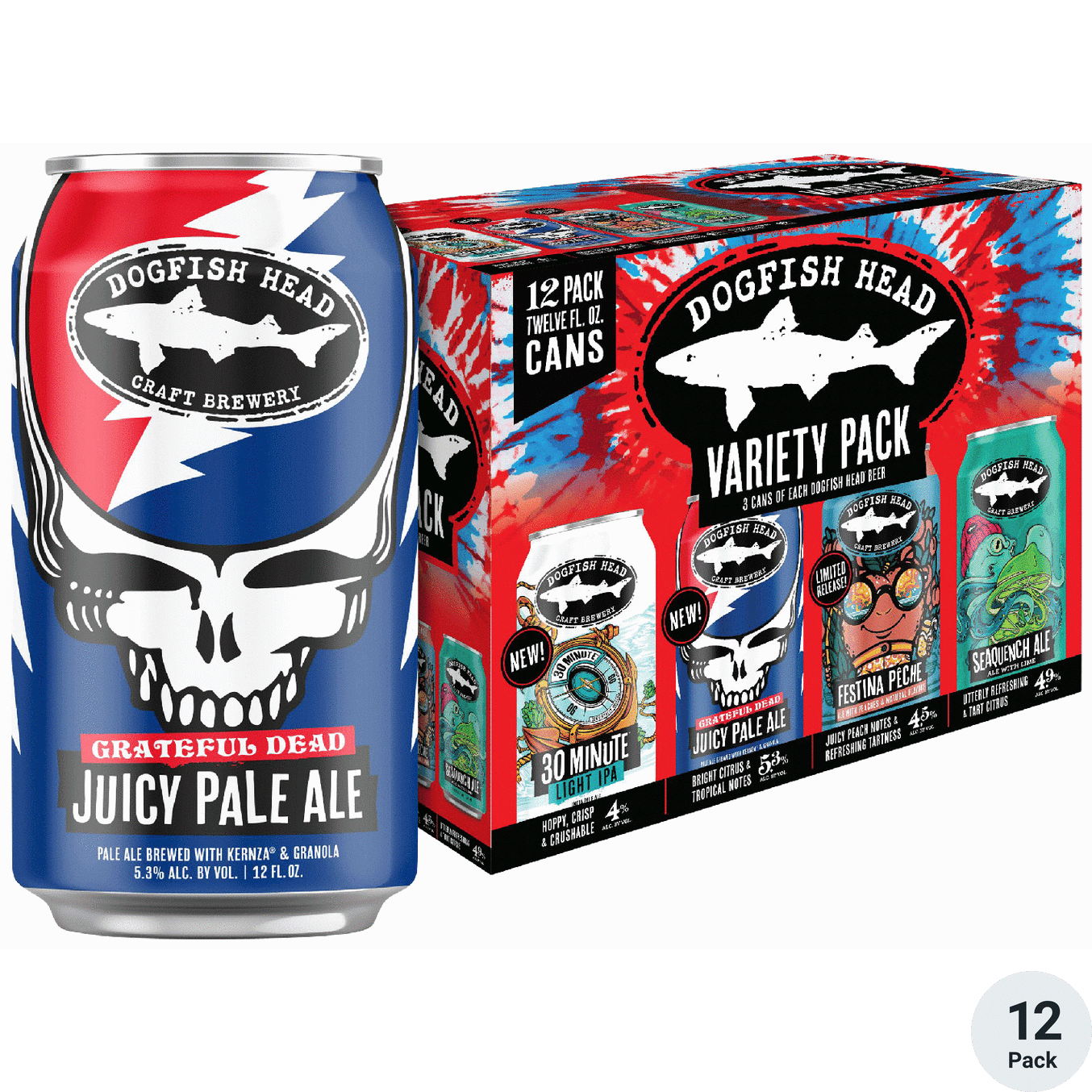 Dogfish Head Summer Seasonal Beer Variety Pack | Total Wine & More