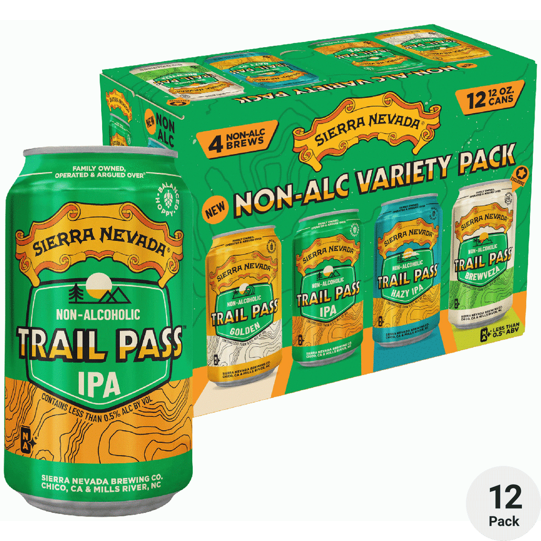 Sierra Nevada Non-Alcoholic Trail Pass Variety Pack | Total Wine & More