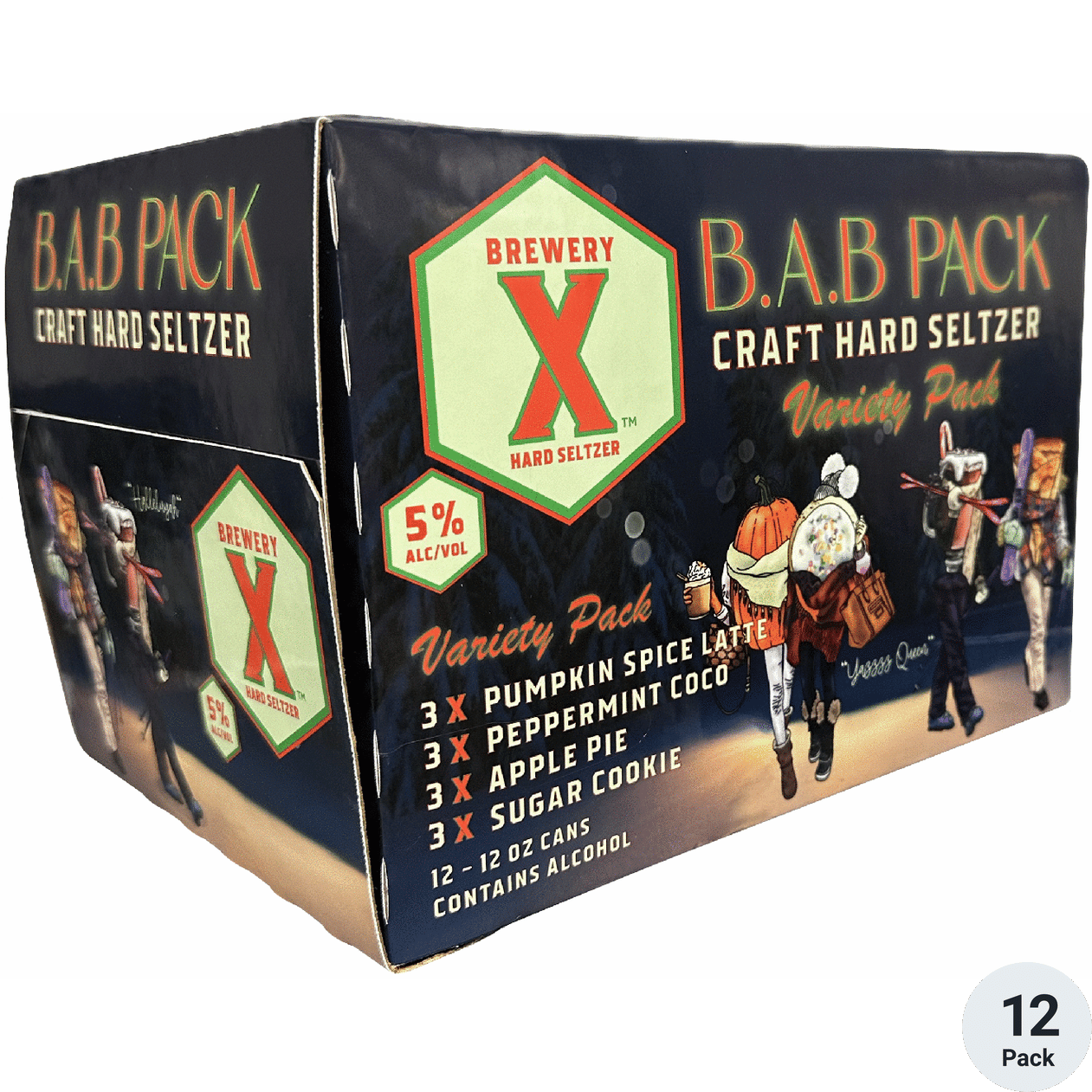 Brewery X BAB Hard Seltzer Variety | Total Wine & More