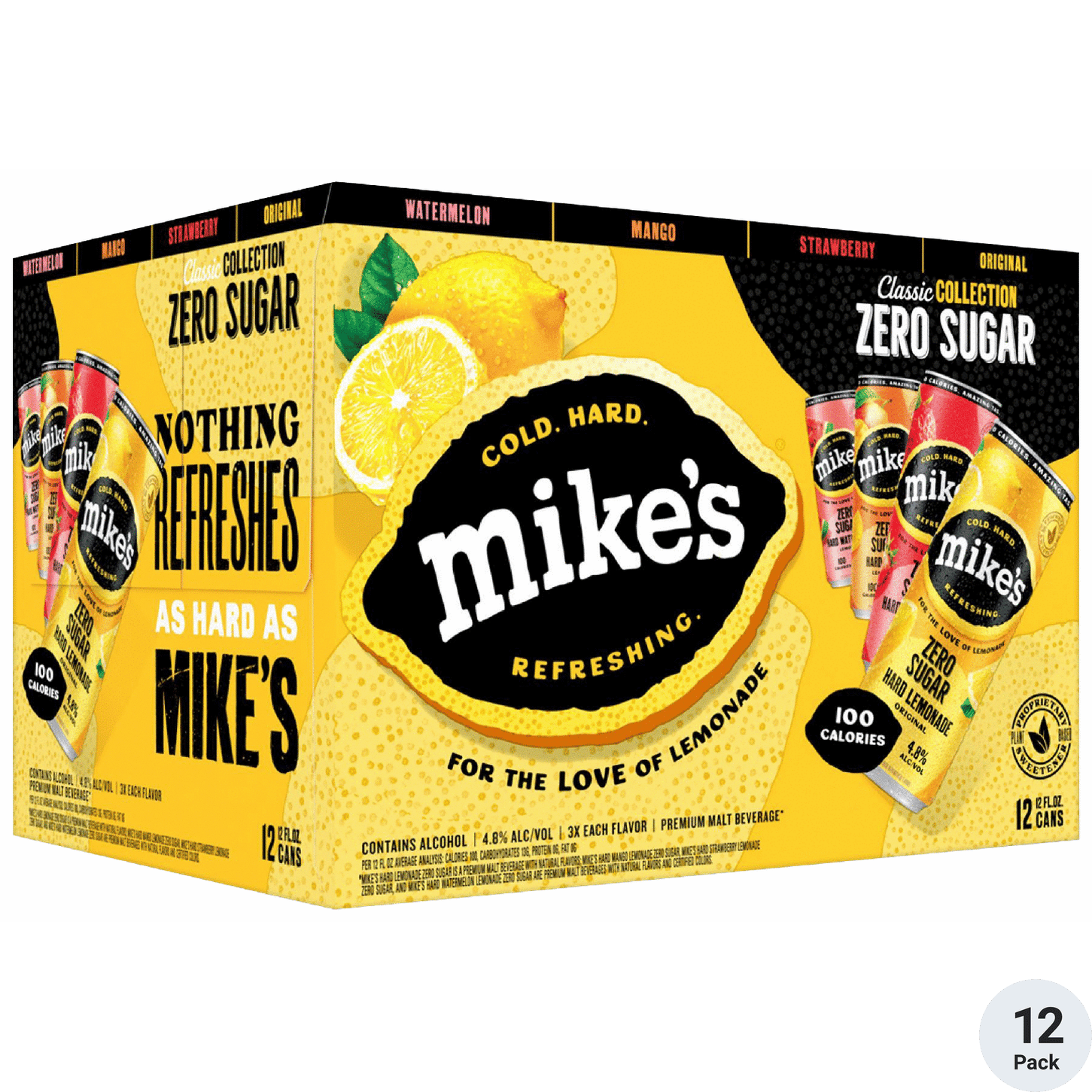 Mike's Hard Lemonade Zero Sugar Variety 12pk 12oz Can | Total Wine & More