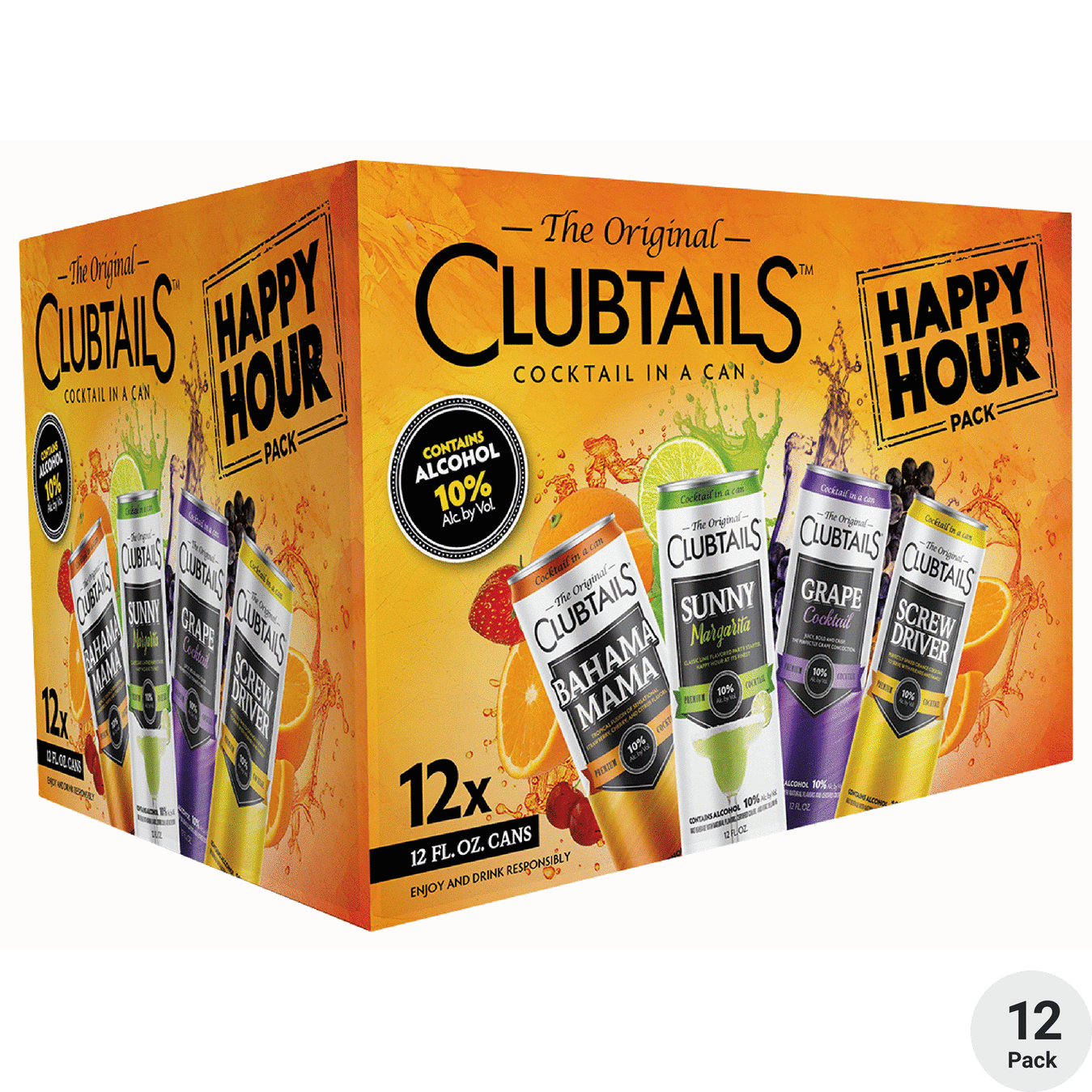 Clubtails Happy Hour Variety Pack | Total Wine & More