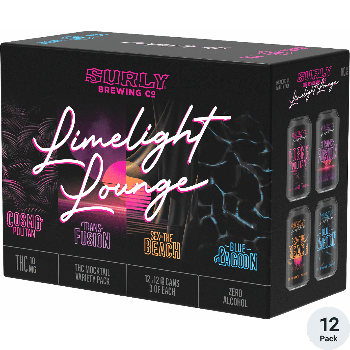 Surly THC 10mg Limelight Lounge Variety | Total Wine & More