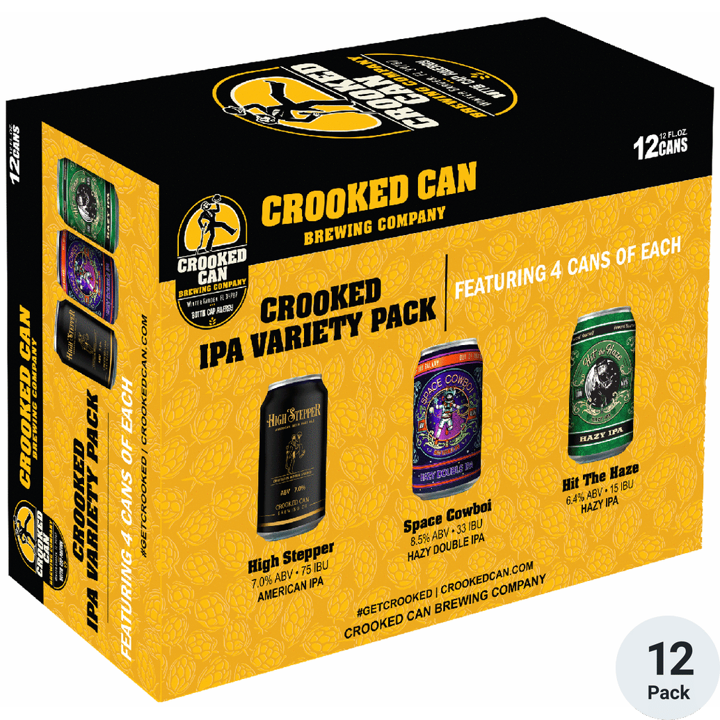 Crooked Can IPA Variety Pack | Total Wine & More