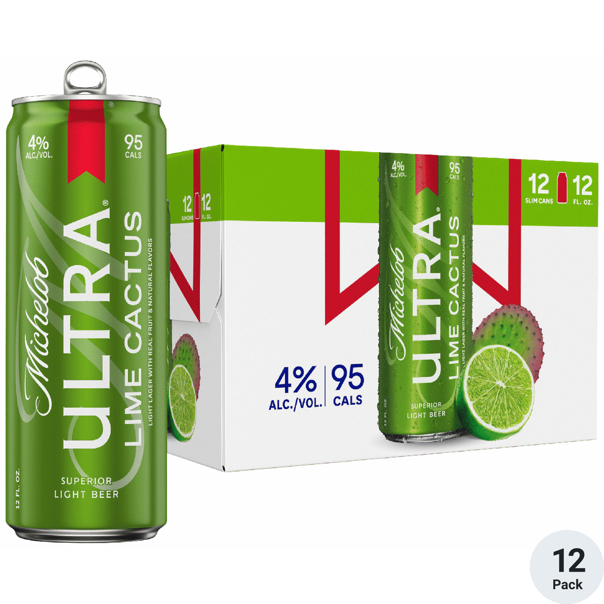 Michelob Ultra Infusions Lime and Prickly Pear Cactus | Total Wine & More