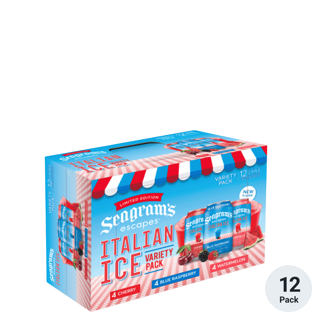 Seagrams Escapes Italian Ice Variety Pack | Total Wine & More