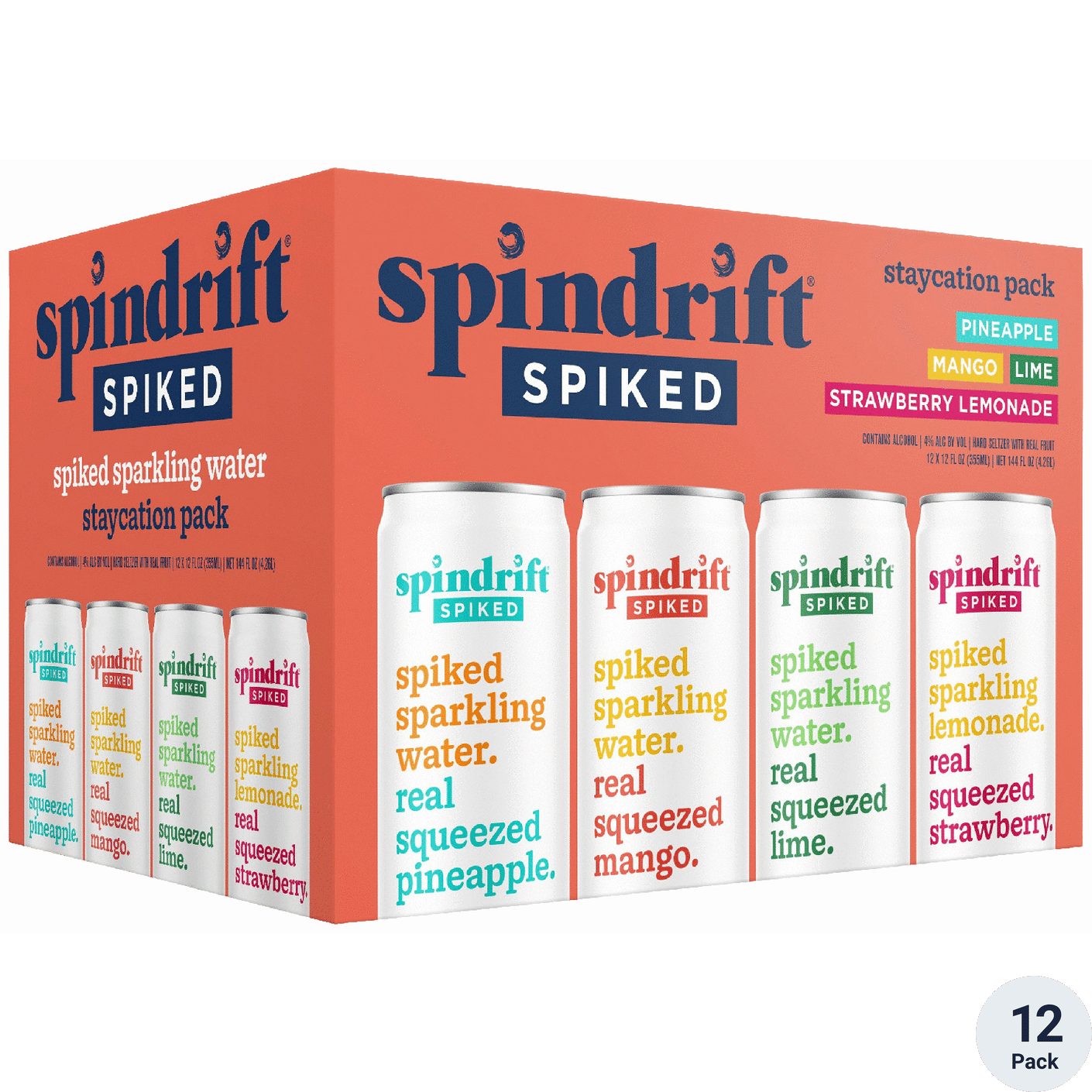 Spindrift Spiked Staycation Variety Pack | Total Wine & More