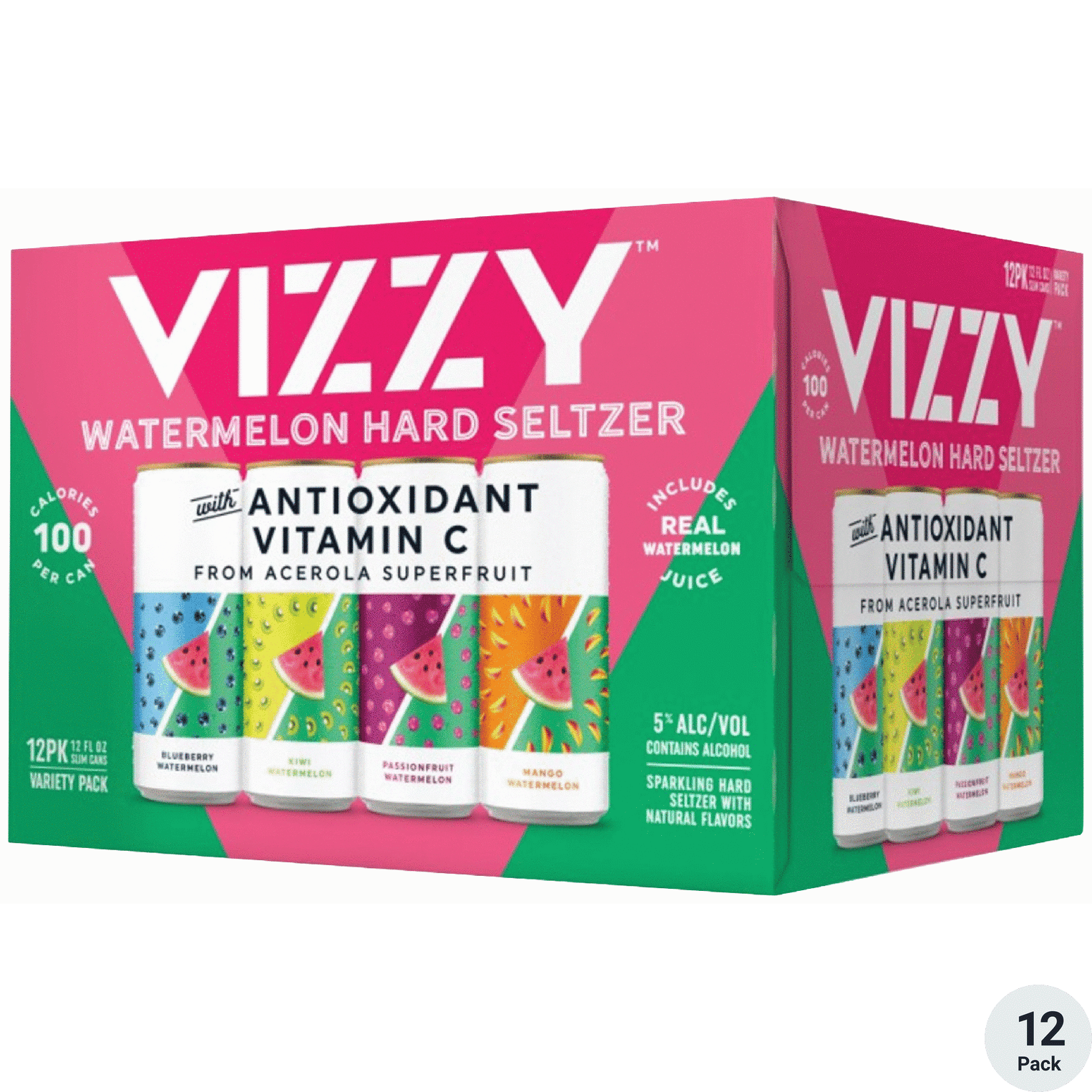 Vizzy Hard Seltzer Watermelon Variety Pack | Total Wine & More