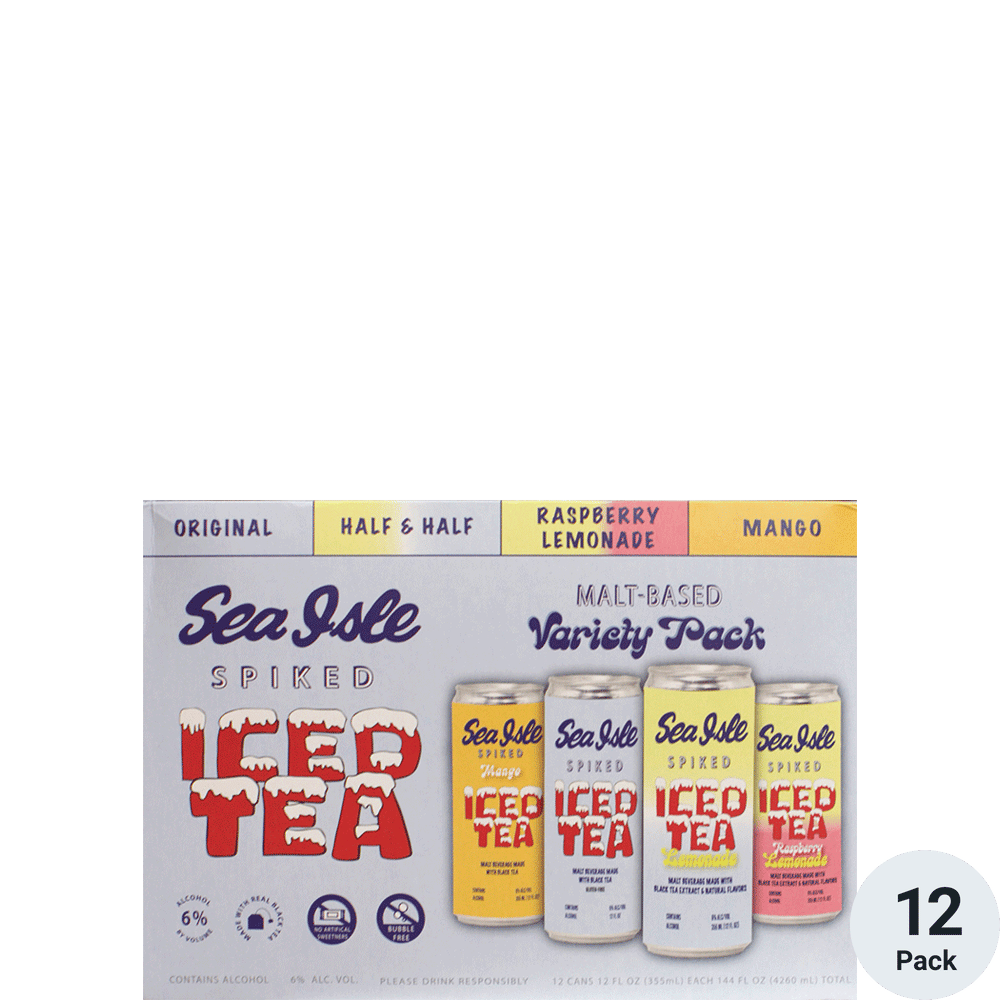 Sea Isle Spiked Iced Tea Malt Variety Pack | Total Wine & More