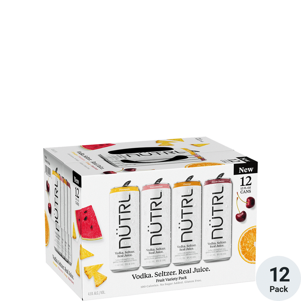 NUTRL Hard Seltzer Variety Pack | Total Wine & More - 12pk-12oz Cans