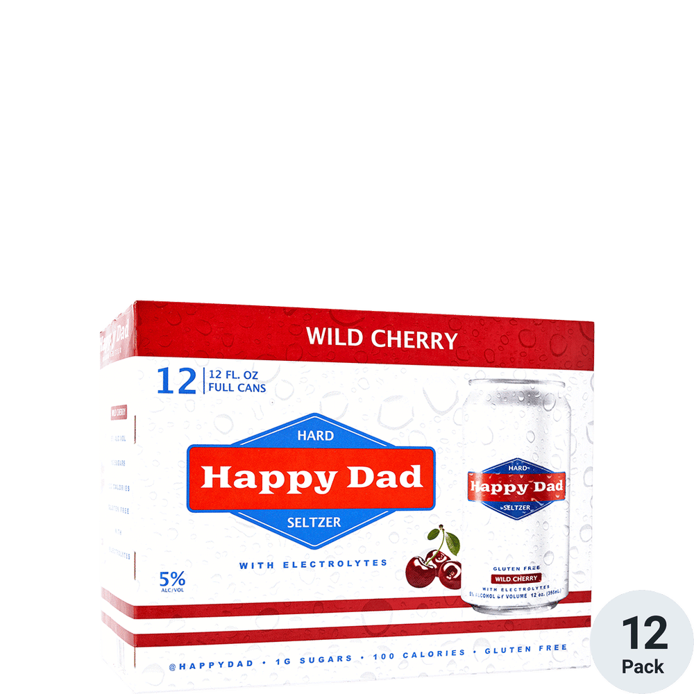 Happy Dad Hard Seltzer Wild Cherry Total Wine And More