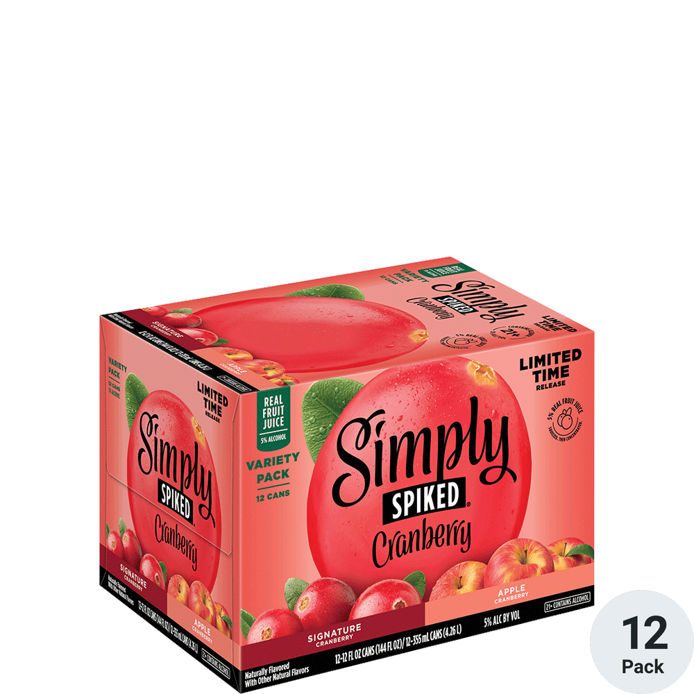 Simply Spiked Cranberry Variety | Total Wine & More